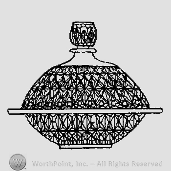 Mark with Glass Pattern: Pressed Diamond. | #697003