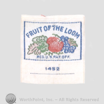 Mark with Closing label: the text ''FRUIT OF THE | #699911