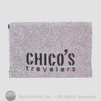 Mark with Closing label: the text ''CHICO'S | #700318