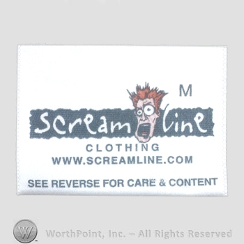 Mark with Closing label: the text ''scream line | #700456