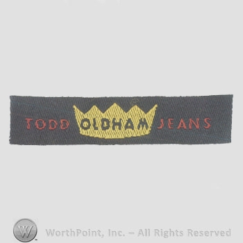 Mark with Closing label: the text ''TODD OLDHAM | #700542