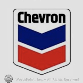 Mark with A frame, the word "Chevron" and a flag. | #701911