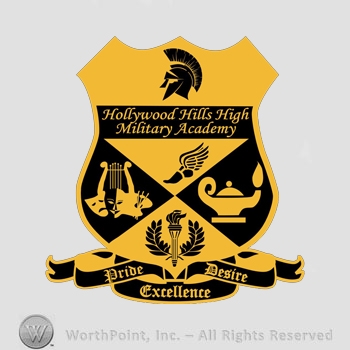 Mark with A shield, the text "Hollywood Hills | #702262