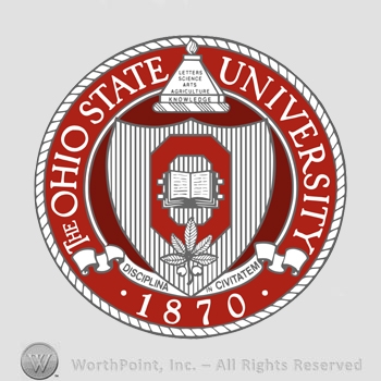 Mark with A circle, the text "OHIO STATE | #702310