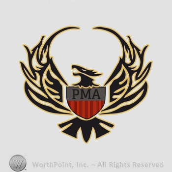 Mark with A phoenix, a shield and the word "PMA". | #702316