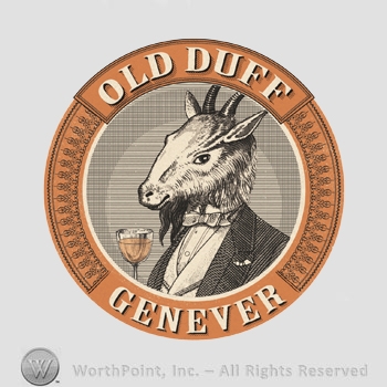 Mark with A circle, a wine glass, a goat and the | #702927