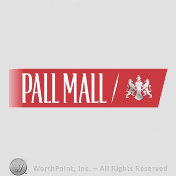 Mark with A frame, the text "PALL MALL", a | #702964