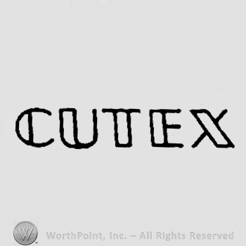 Mark with The word "CUTEX". | #703378