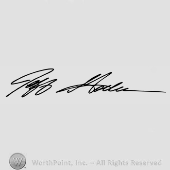 Mark with The signature of "Dale Jeff Gordon". | #703829