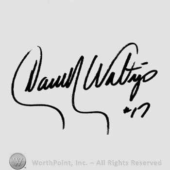 Mark with The signature of "Darrell Waltrip". | #703830