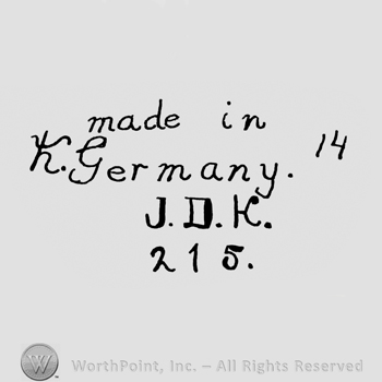 Mark with the text Made in germany JDK 215 in | #70562