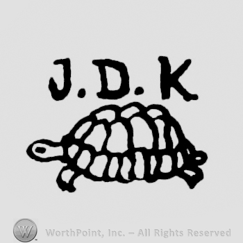Mark with a turtle under the initials JDK | #70564