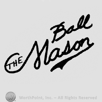 Mark with The text "The Ball Mason". | #70755