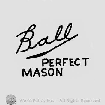 Mark with The text "Ball PERFECT MASON". | #70764