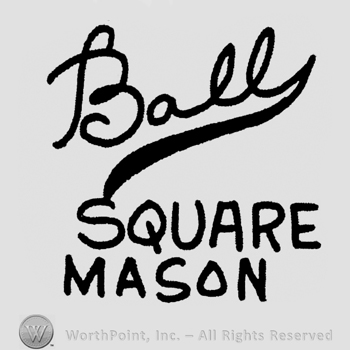 Mark with The text "Ball SQUARE MASON". | #70775