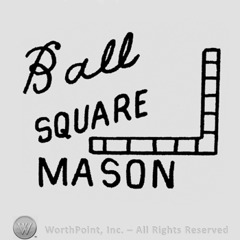Mark with The text "Ball SQUARE MASON" and the | #70776