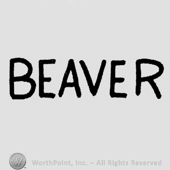Mark with The word "BEAVER". | #70794