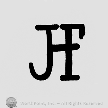 Mark with The monogram of letters "JHF". | #70956