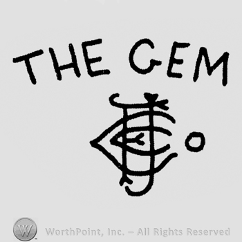 Mark with The text "THE GEM" and a monogram. | #70970