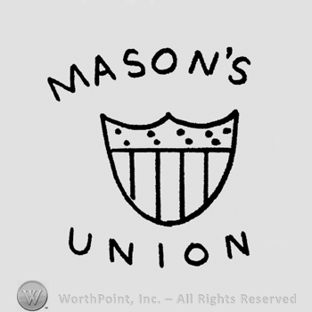 Mark with The text "MASON'S UNION" and a shield. | #71171