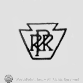 Mark with A vase and the letters "PRR´´. | #712305