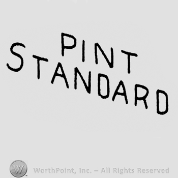 Mark with The text "PINT STANDARD". | #71234