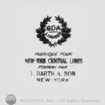 Mark with Two branches, the letters "GDA" and the | #712347