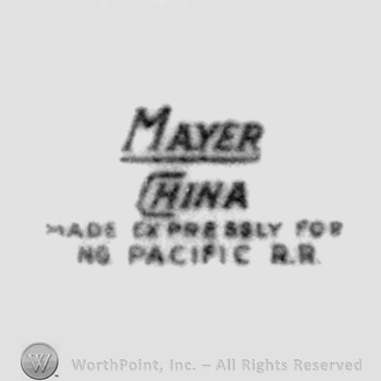 Mark with The text "MAYER CHINA MADE EXPRESSLY | #712390