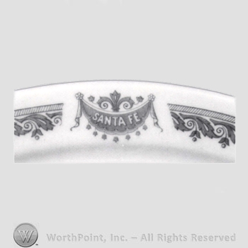 Mark with Railroad china pattern: Atchison. | #712442