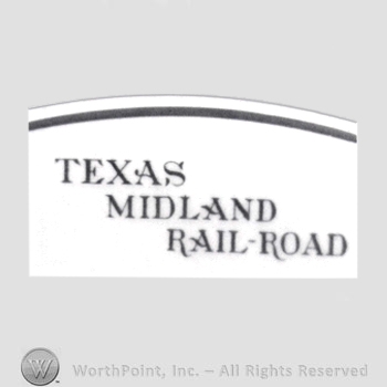 Mark with The text "TEXAS MIDLAND RAIL-ROAD". | #712576