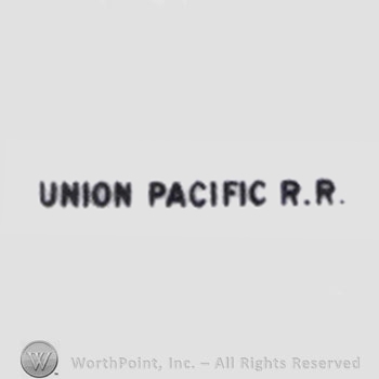 Mark with The text "UNION PACIFIC R.R.". | #712588