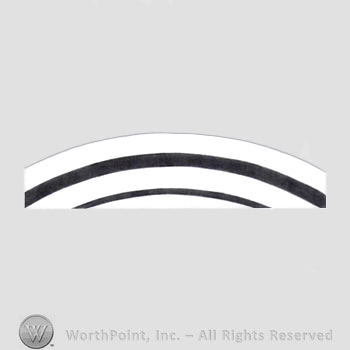 Mark with Railroad china pattern: Green Stripes. | #712596