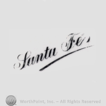 Mark with The text "Santa Fe" and a stripe. | #712616