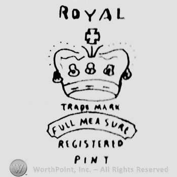 Mark with The text "ROYAL TRADE MARK FULL MEASURE | #71282