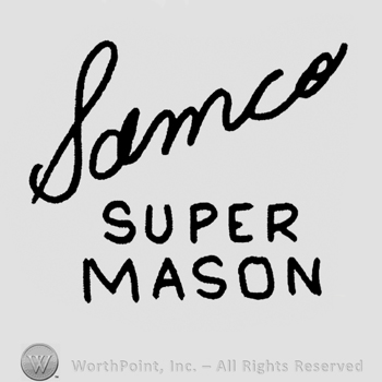 Mark with The text "Samco SUPER MASON". | #71291
