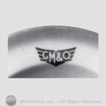 Mark with Two wings and the letters "GM&O". | #713023