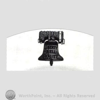 Mark with Railroad china pattern: Liberty Bell. | #713077