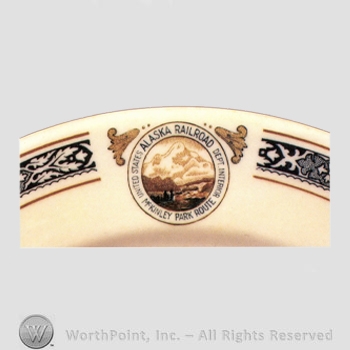 Mark with Railroad china pattern: Alaska. | #713132