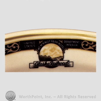 Mark with Railroad china pattern: McKinley. | #713134