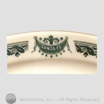 Mark with Railroad china pattern: Atchison. | #713138