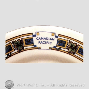 Mark with Railroad china pattern: Maple Leaf | #713166