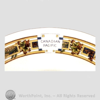 Mark with Railroad china pattern: Maple Leaf | #713167