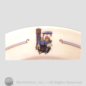 Mark with Railroad china pattern: Colonial. | #713180
