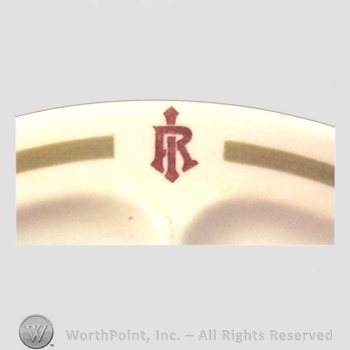 Mark with Railroad china pattern: El Reno. | #713194