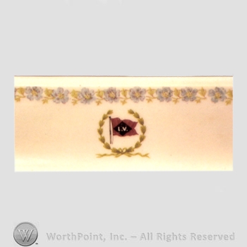 Mark with Railroad china pattern: Asa Packer. | #713230
