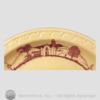 Mark with Railroad china pattern: Mission. | #713242