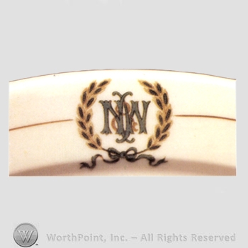 Mark with Railroad china pattern: Bristol. | #713252