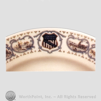 Mark with Railroad china pattern: Historical. | #713298