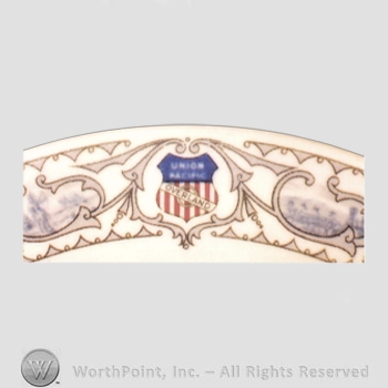 Mark with Railroad china pattern: Historical. | #713299