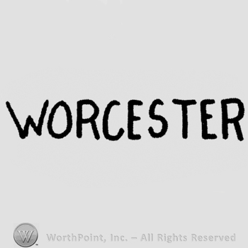 Mark with The word "WORCESTER". | #71378